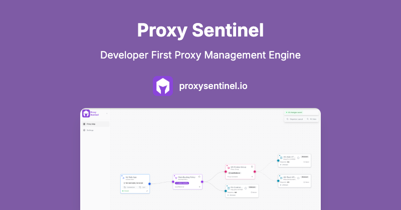 Proxy Sentinel - Self-Managed Proxy Manager for Data Scraping
